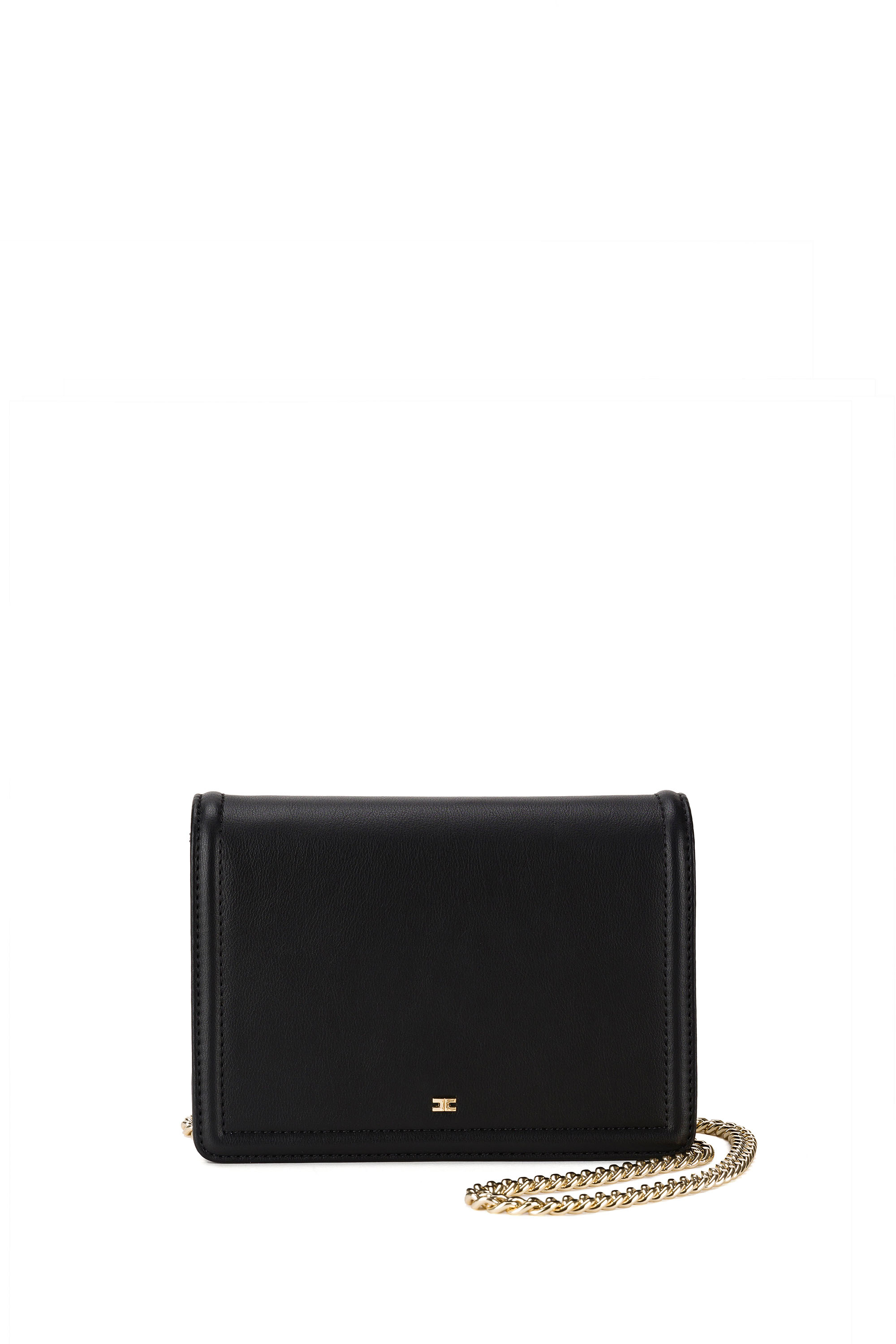 Mini shoulder strap with logo | Elisabetta Franchi® Outlet